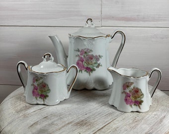 Shabby Chic Tea Set | Etsy