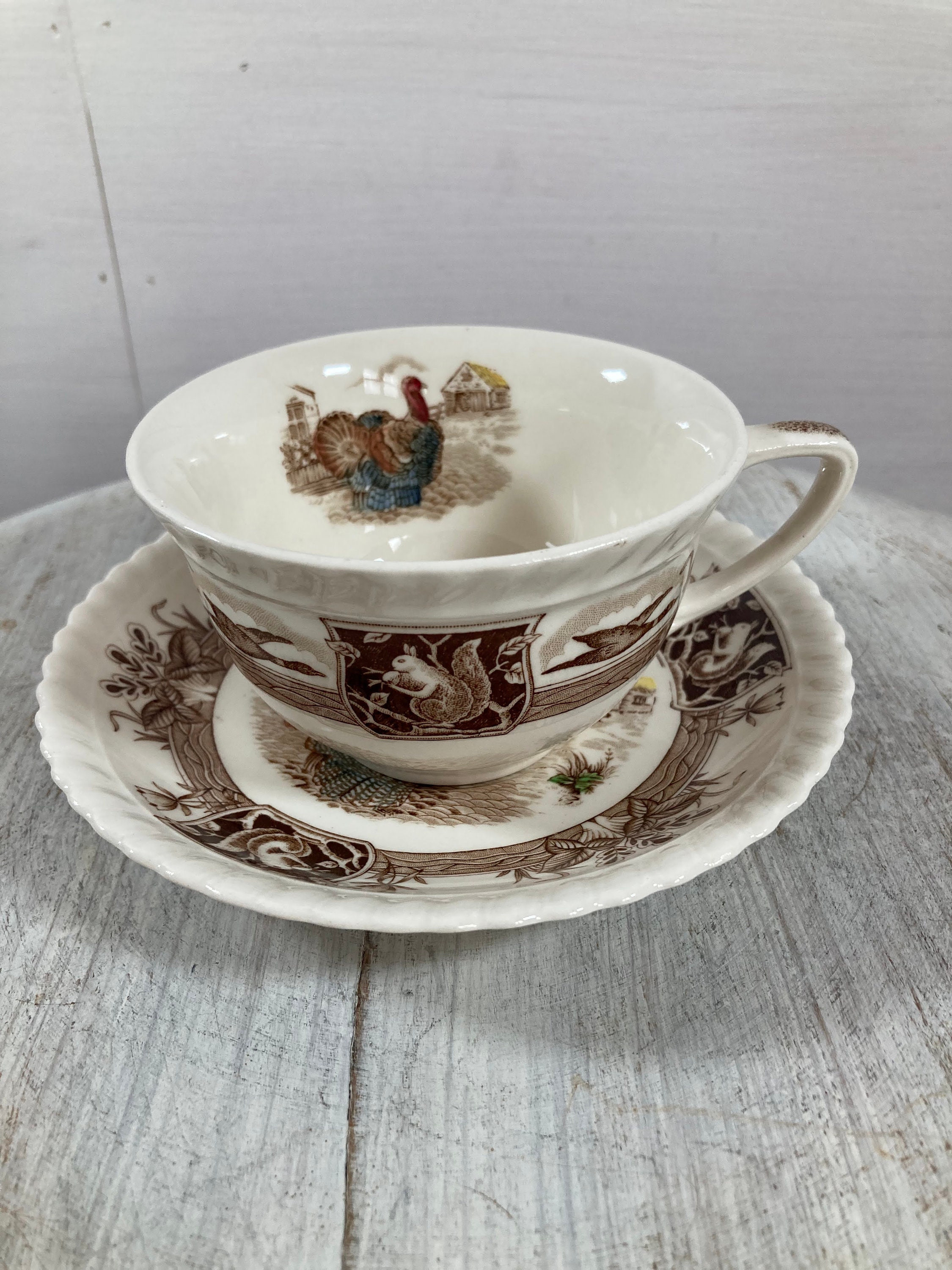 Barnyard King Cup & Saucer - Etsy