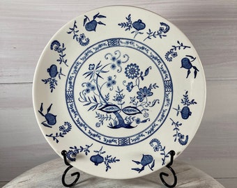 Blue Onion Plates Set of Three Blue Onion Japan Arnart - Etsy