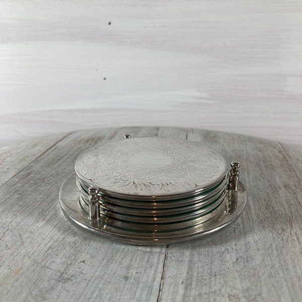 Silver Coasters - Etsy