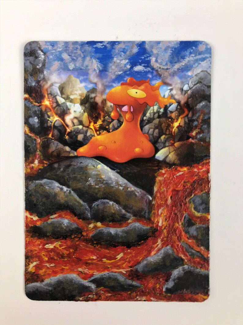 Custom Painted Pokemon Cards - Etsy