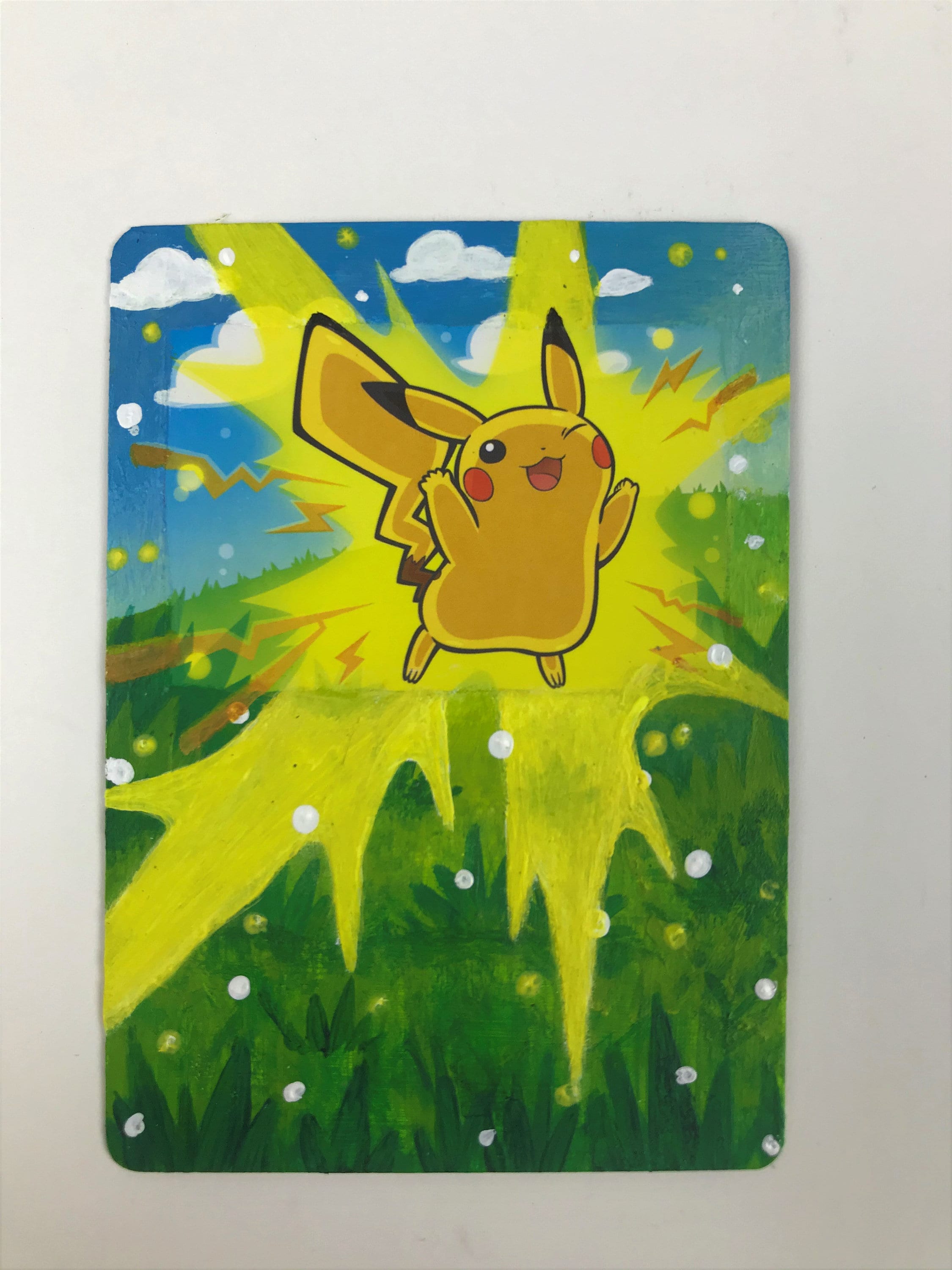Custom Painted Pokemon Cards - Etsy