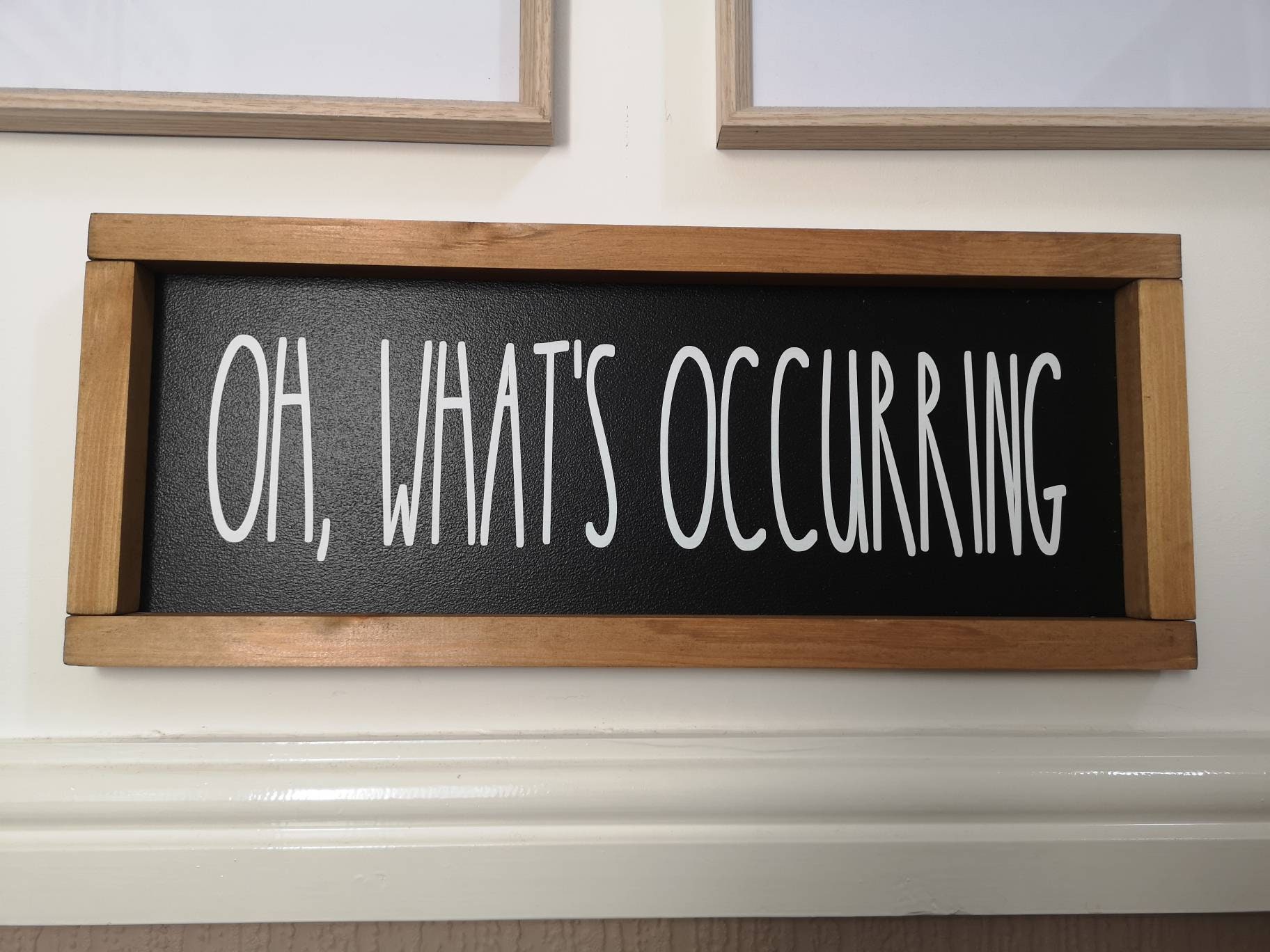 Oh What's Occurring sign Gavin y Stacey signo cartel de | Etsy