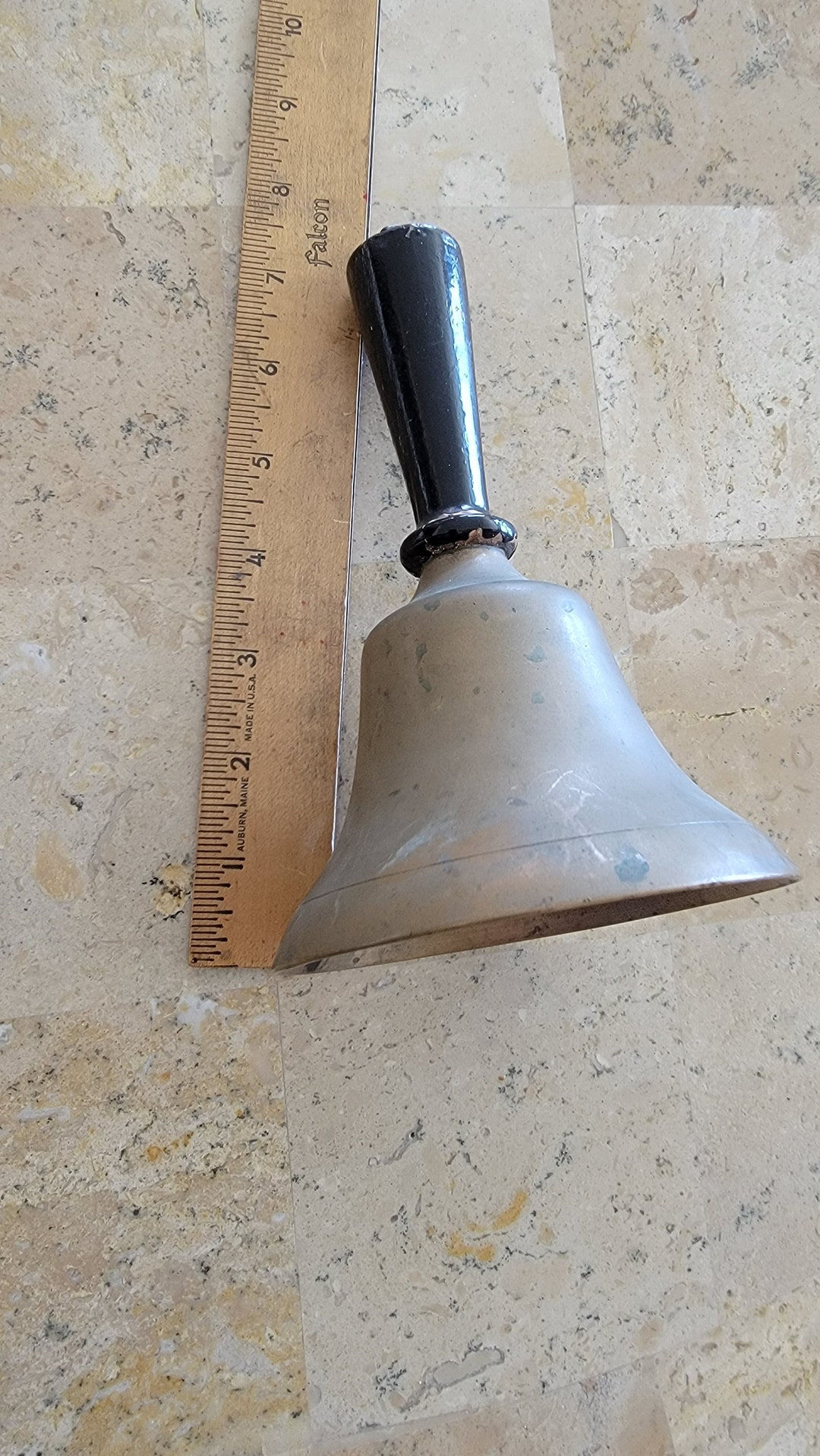 Classic Vintage Brass School Hand Bell - Etsy