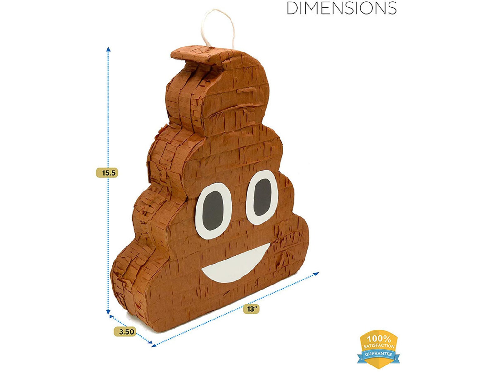 Poop Emoji Emoticon Pinata for Birthday Party and Event Use | Etsy
