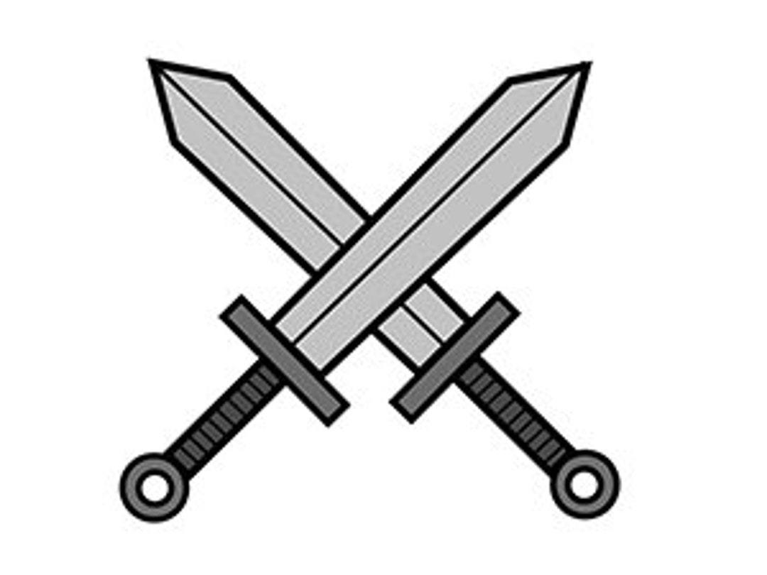 Sword SVG Knight Sword PNG Digital Swords Crossed Vector - Etsy Israel