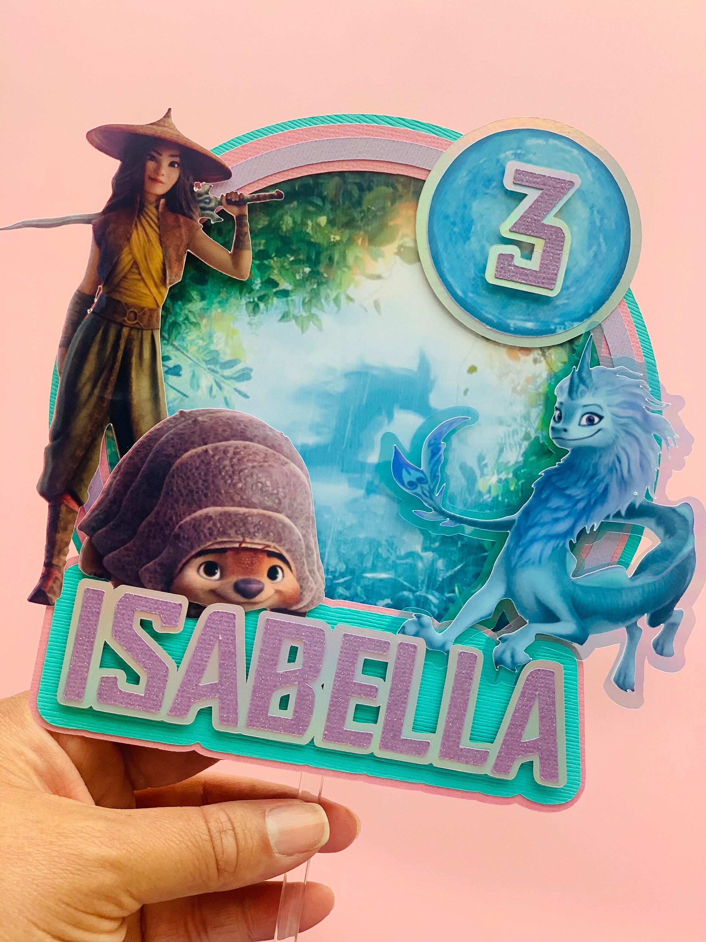 Raya Cake Topper Raya and the Last Dragon Raya and the Last | Etsy