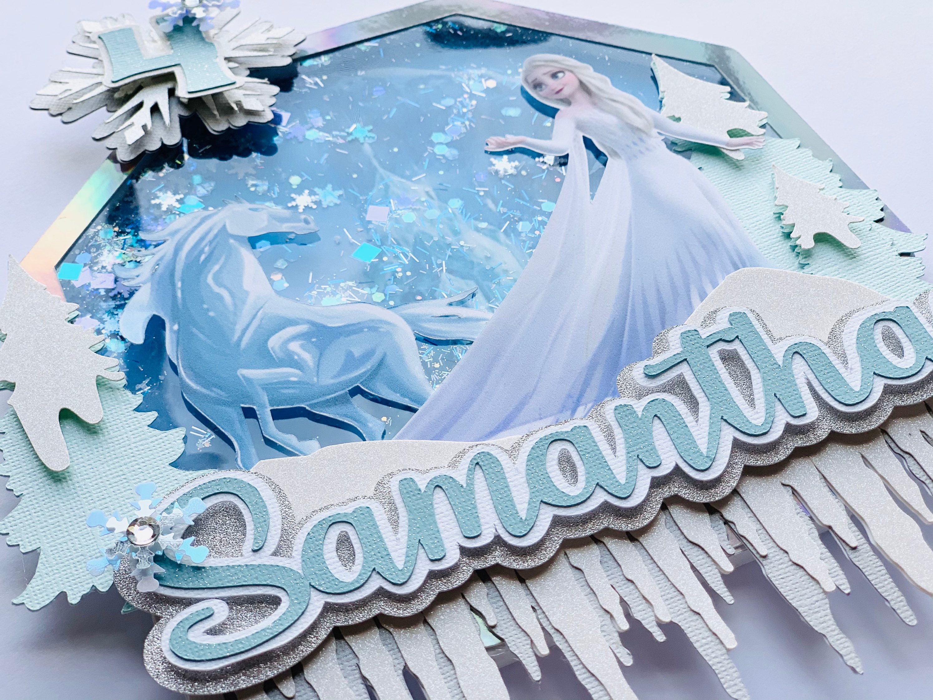 Frozen Cake Topper Cake Decorations Elsa Cake Topper Frozen - Etsy