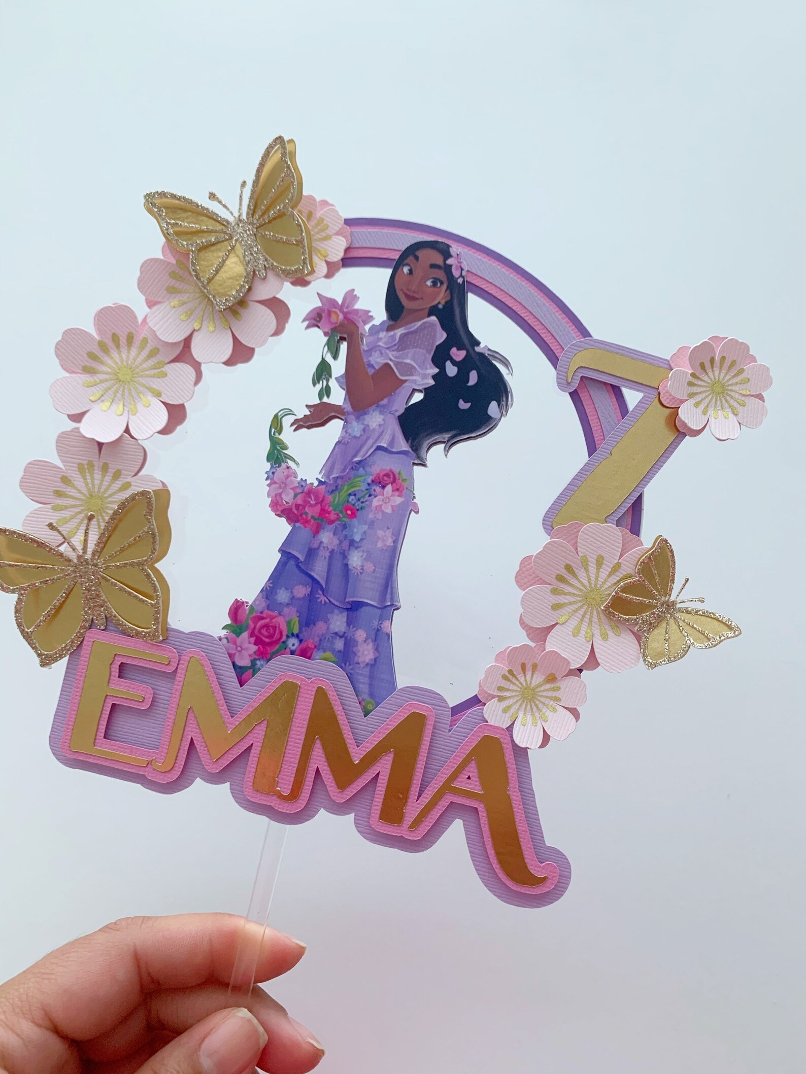 Encanto Cake Topper Isabella Madrigal Encanto Party - Etsy