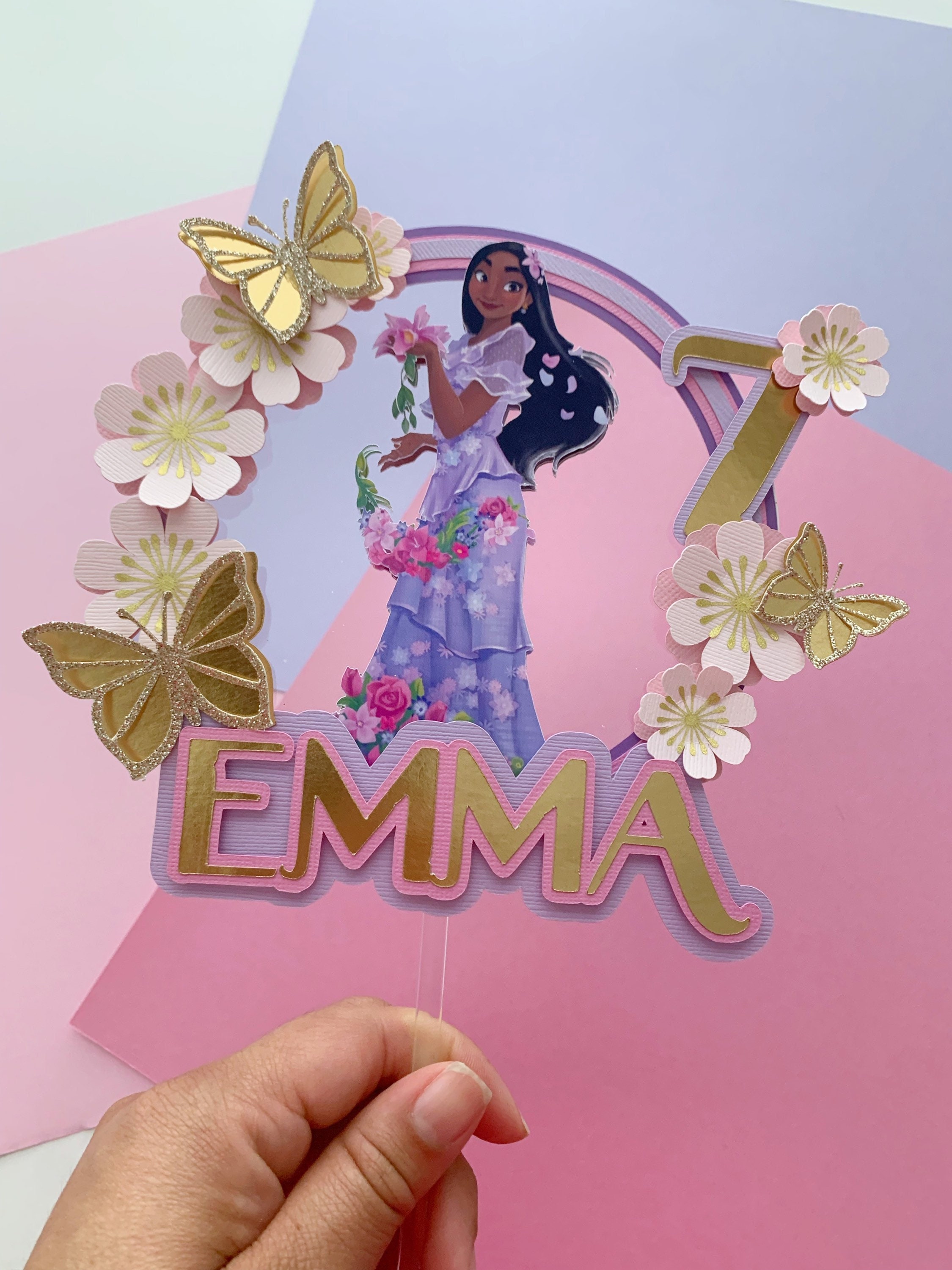Encanto Cake Topper Isabella Madrigal Encanto Party - Etsy