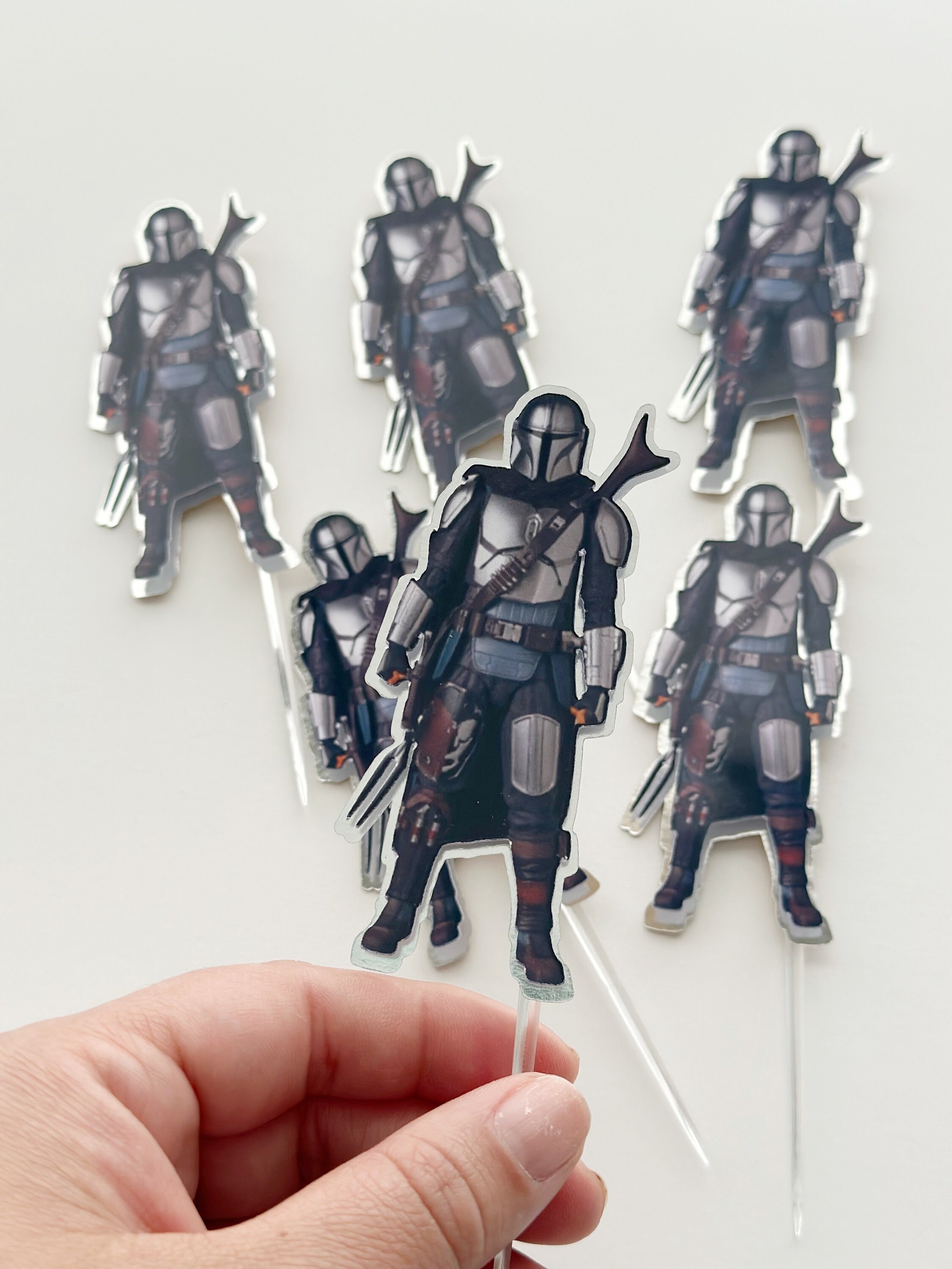 Mandalorian Cupcake Toppers, Baby Yoda Cupcake Toppers, Grogu Toppers ...
