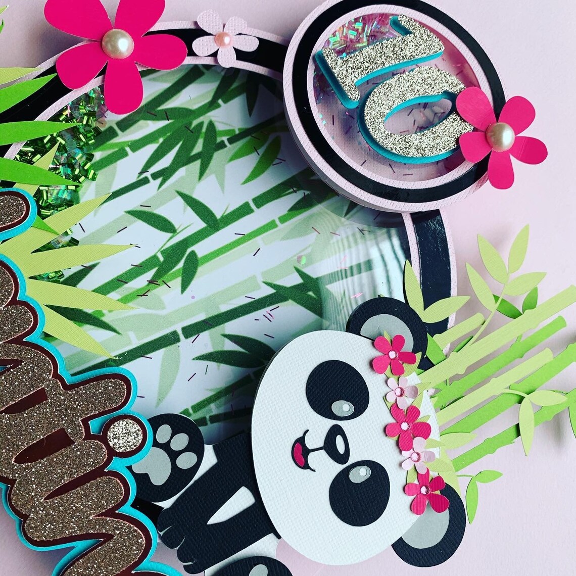 Panda Cake Topper Panda Shaker Cake Topper Panda Cake | Etsy