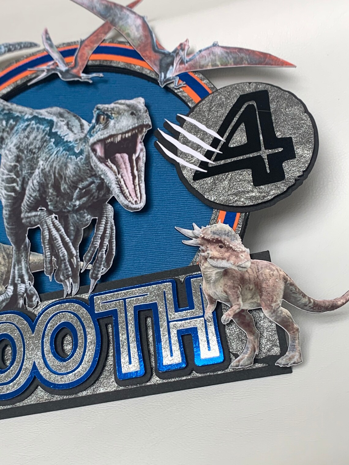 Dinosaurs Cake Topper, Jurassic World Cake Topper, Velociraptor Cake ...