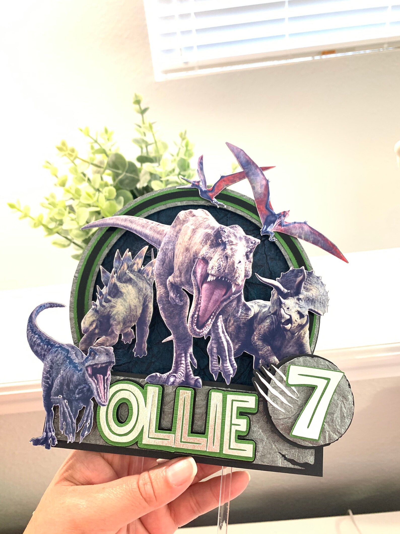 Jurassic World Cake Topper Jurassic Park Decorations - Etsy