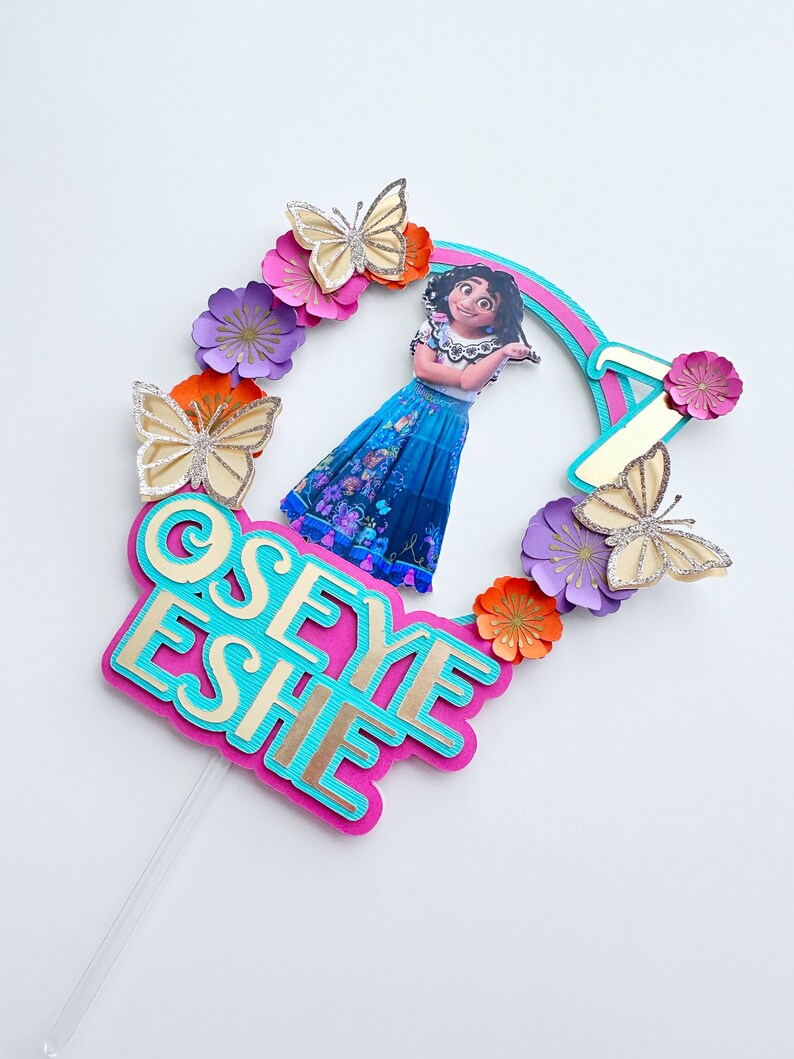 Mirabel Cake Topper Encanto Cake Topper Encanto Party - Etsy