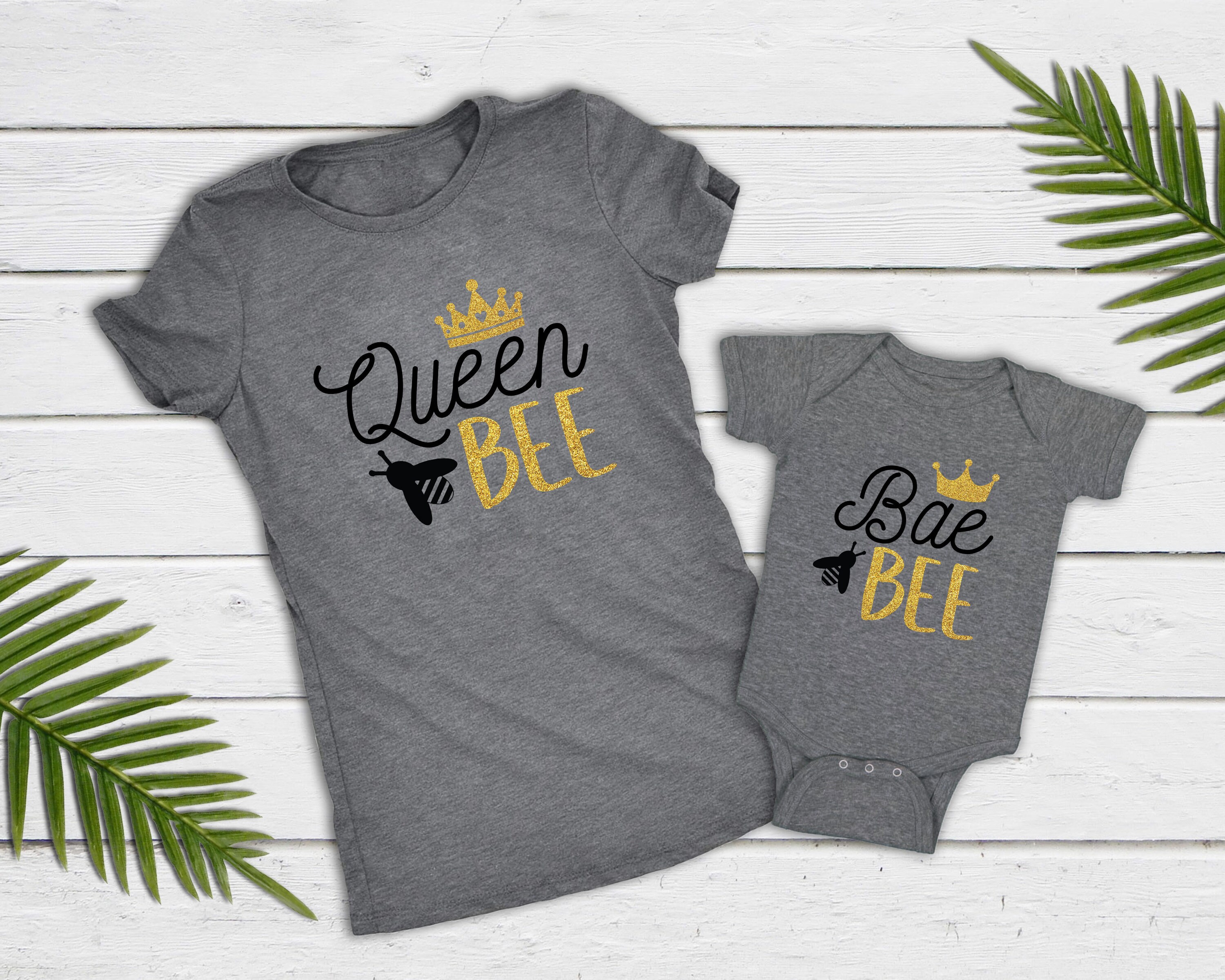 Queen Bee Svg - Bae Bee Svg - Mommy and Me Svg - Momlife Svg - Honey ...