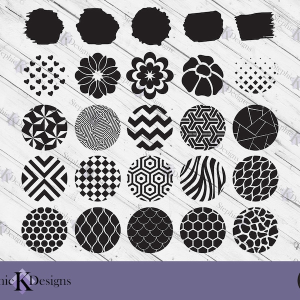 Circle Patterns Svg - Etsy