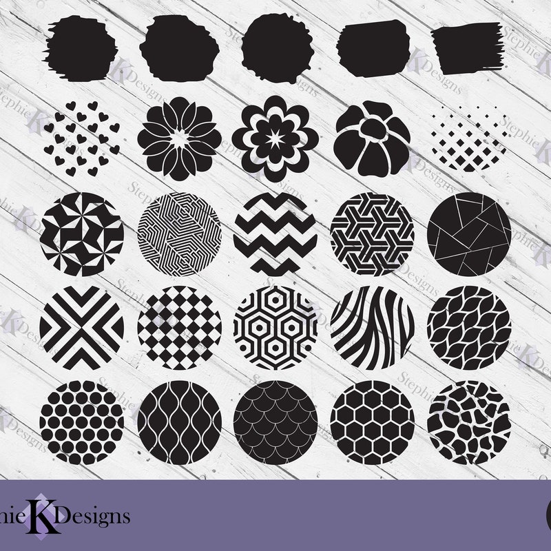 Circle Patterns Svg - Etsy