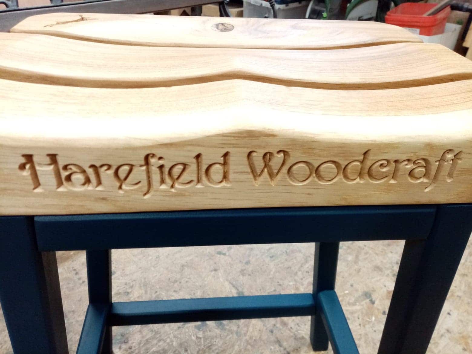 Fire Pit Stools With Solid Oak Seat - Etsy