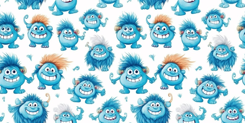 Trolls Digital Paper, Birthday Party Papers,birthday Invitation Papers ...