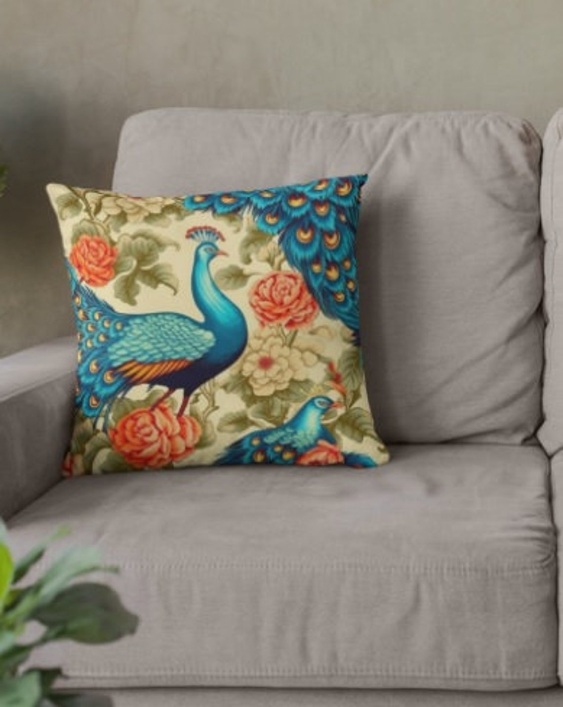 9 X Vintage Peacock Digital Papers, Seamless Pattern, Peacock Colours ...