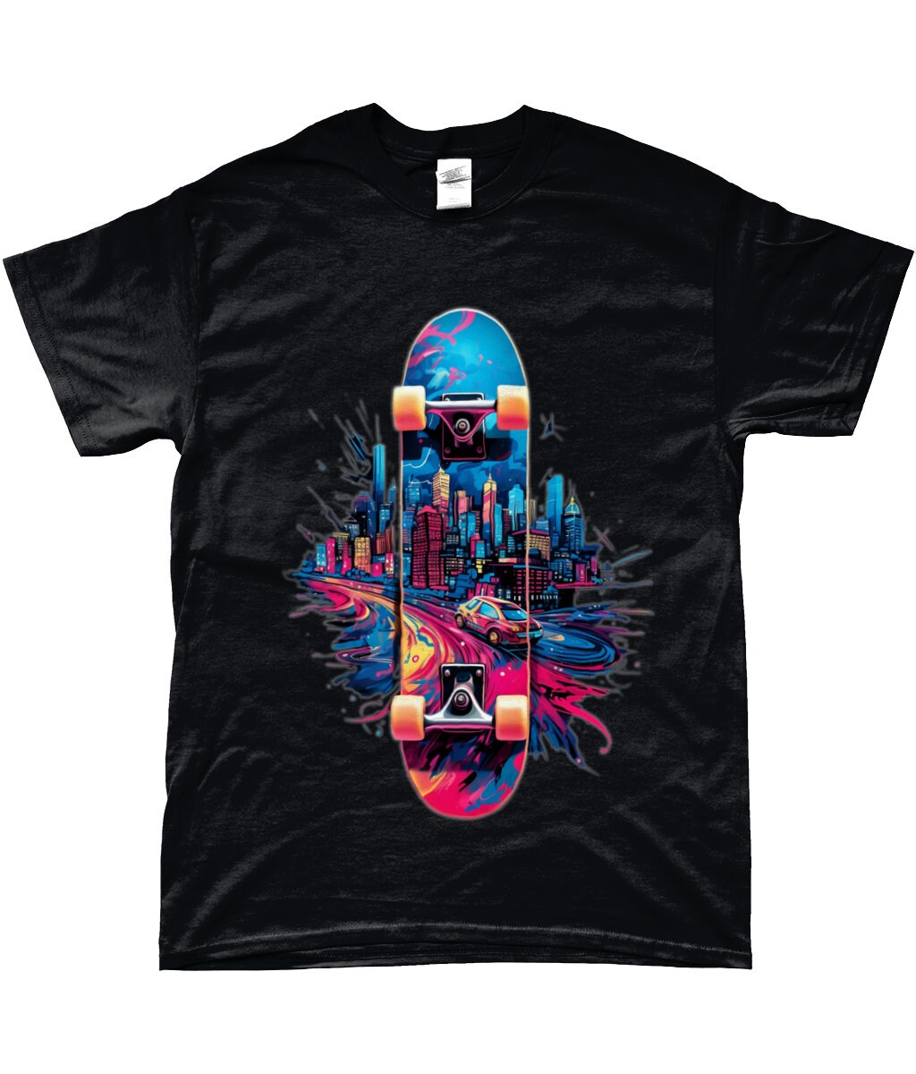 Skateboard T-shirt, Skater Boy, Skater Girl, Board, Skatepark, Hip Hop ...