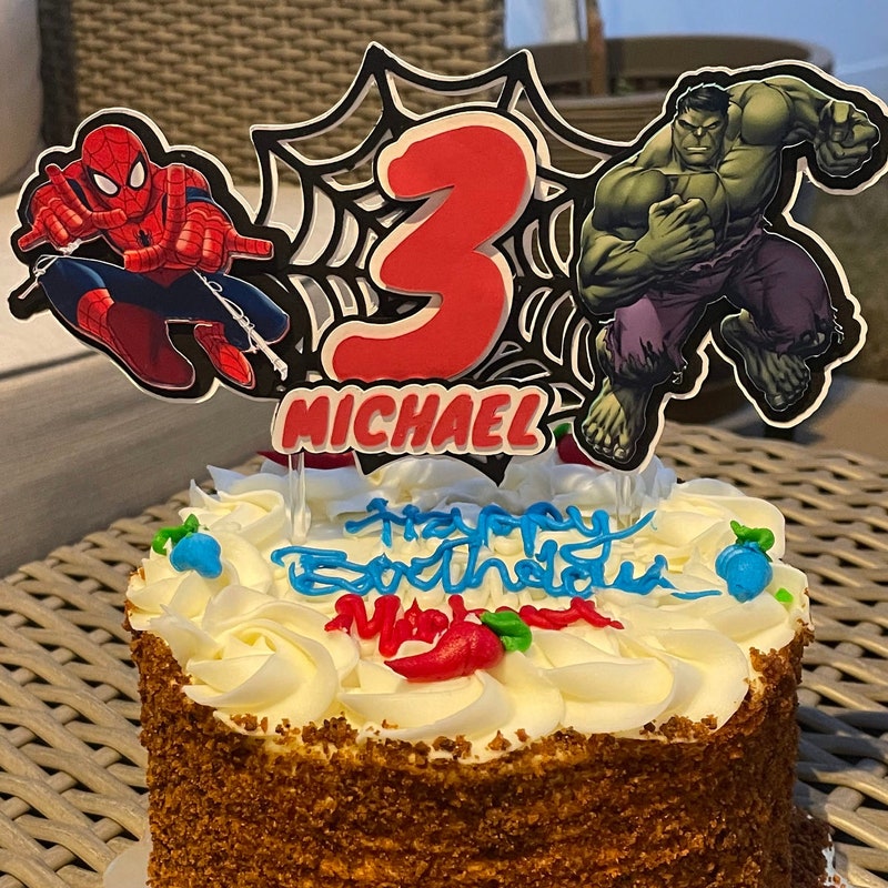 Hulk Cake Topper - Etsy