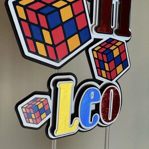 Rubik's Cube Cake Topper - Etsy