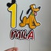 Mickey Mouse, Pluto Cake Topper - Etsy