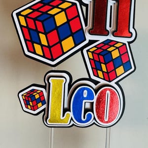 Rubik's Cube Cake Topper - Etsy