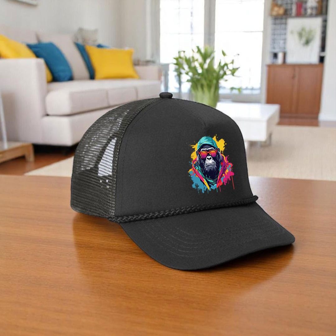 Custom Animal Trucker Hat, 46 Urban Wildlife Option, Hip Streetwear ...