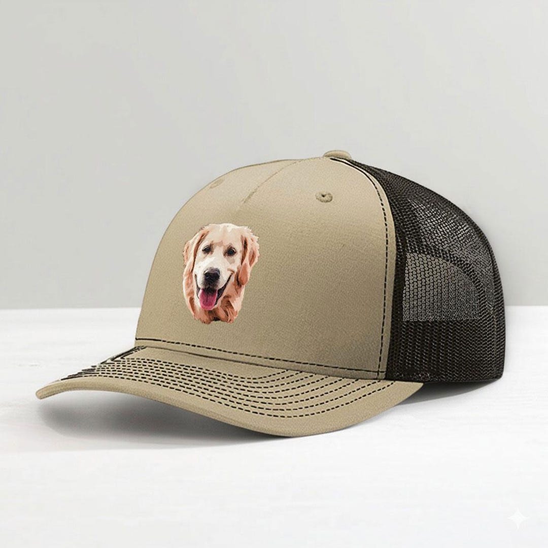 Pet Photo Caps, Custom Dog Picture Hat, Funny Cat Picture Hat, Pet ...