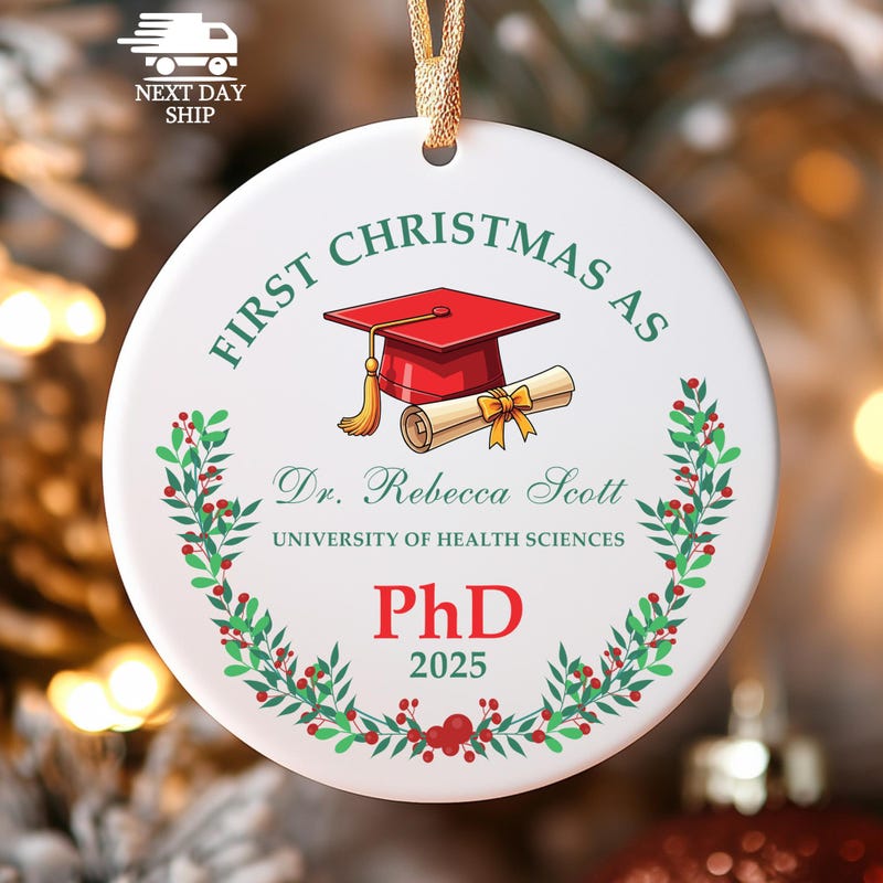 Ceramic Graduate Ornament - Etsy
