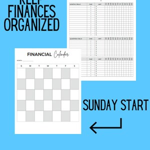 Finance Planner, Printable Financial Journal, Money Planning, Budgeting ...