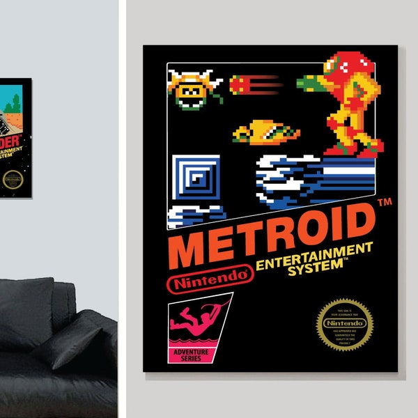 Metroid Nes Poster - Etsy