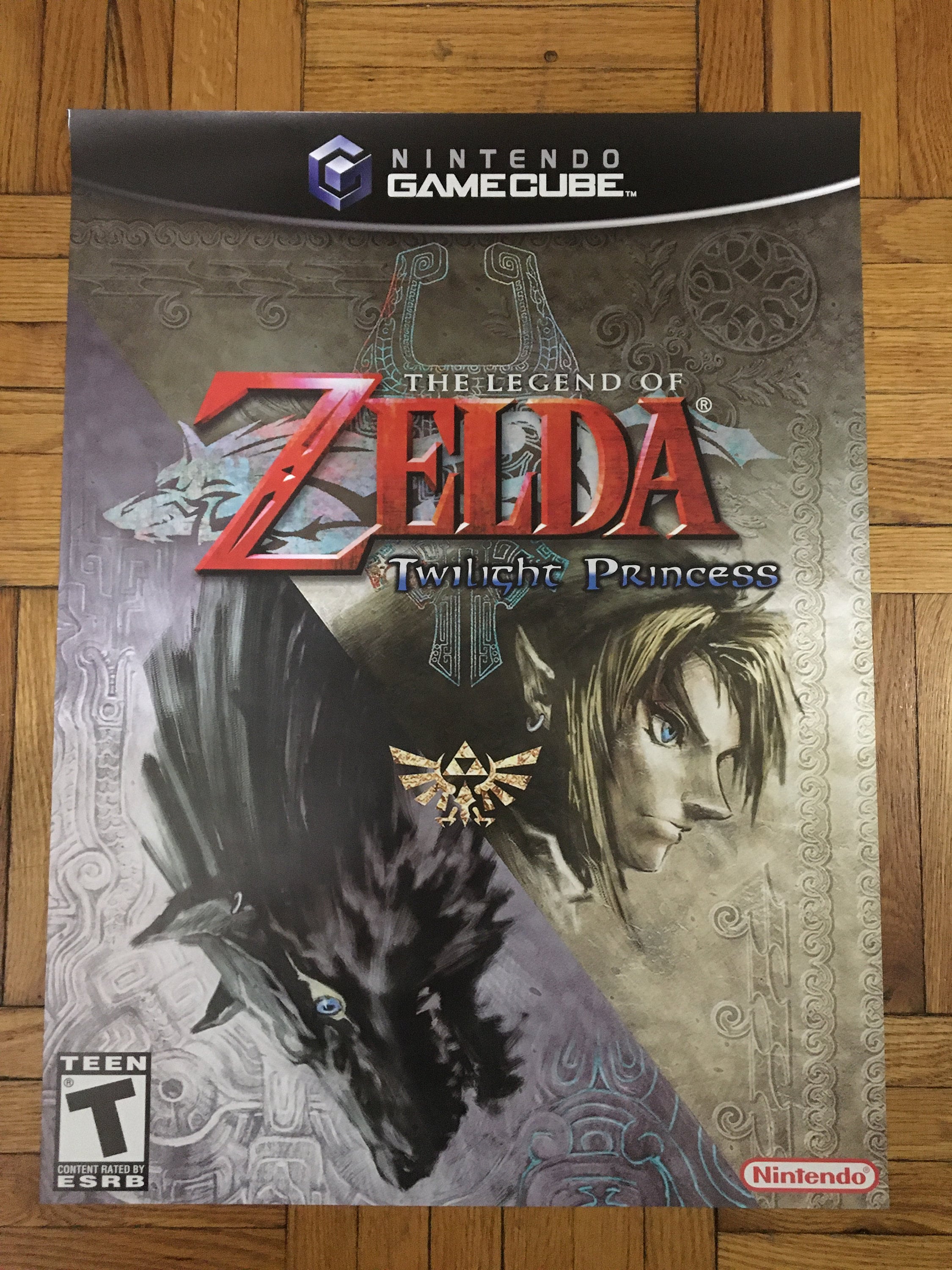 Legend of Zelda Twilight Princess Gamecube Box Art Poster Print Home ...
