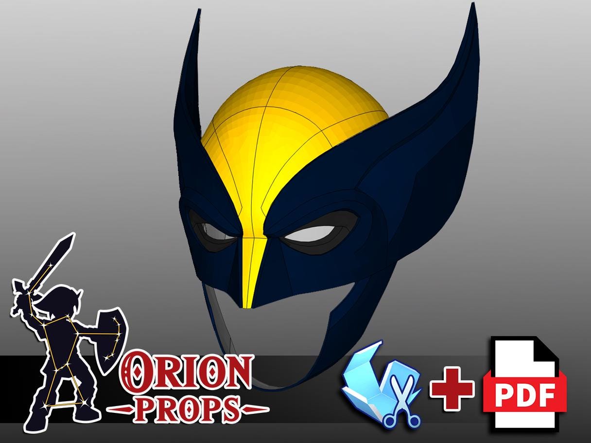 Wolverine Helmet - Eva Foam Template - Etsy