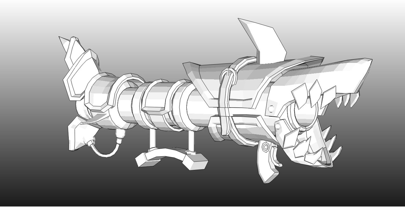 Fishbones Bazooka Classic Design Foam Templates - Etsy