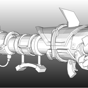 Fishbones Bazooka Classic Design Foam Templates - Etsy