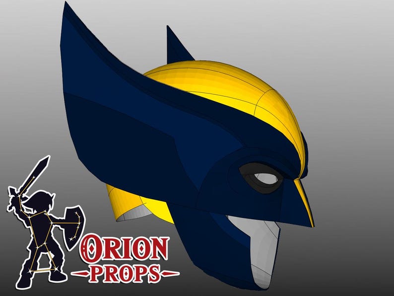 Wolverine Helmet - Eva Foam Template - Etsy