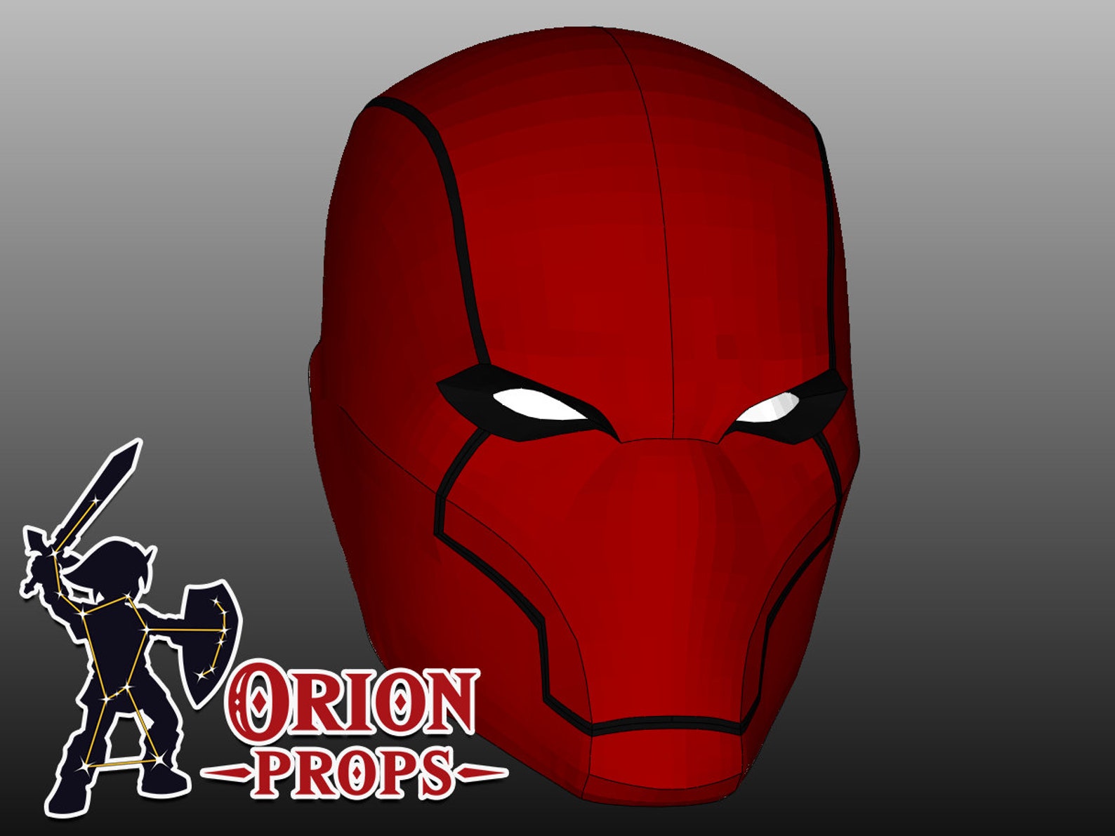 Red Hood Rebirth Helmet - Pepakura Foam Templates - Etsy Canada