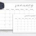 2023 Monthly Calendar, A3 & A4 Printable Calendar, 12 Month Calendar ...