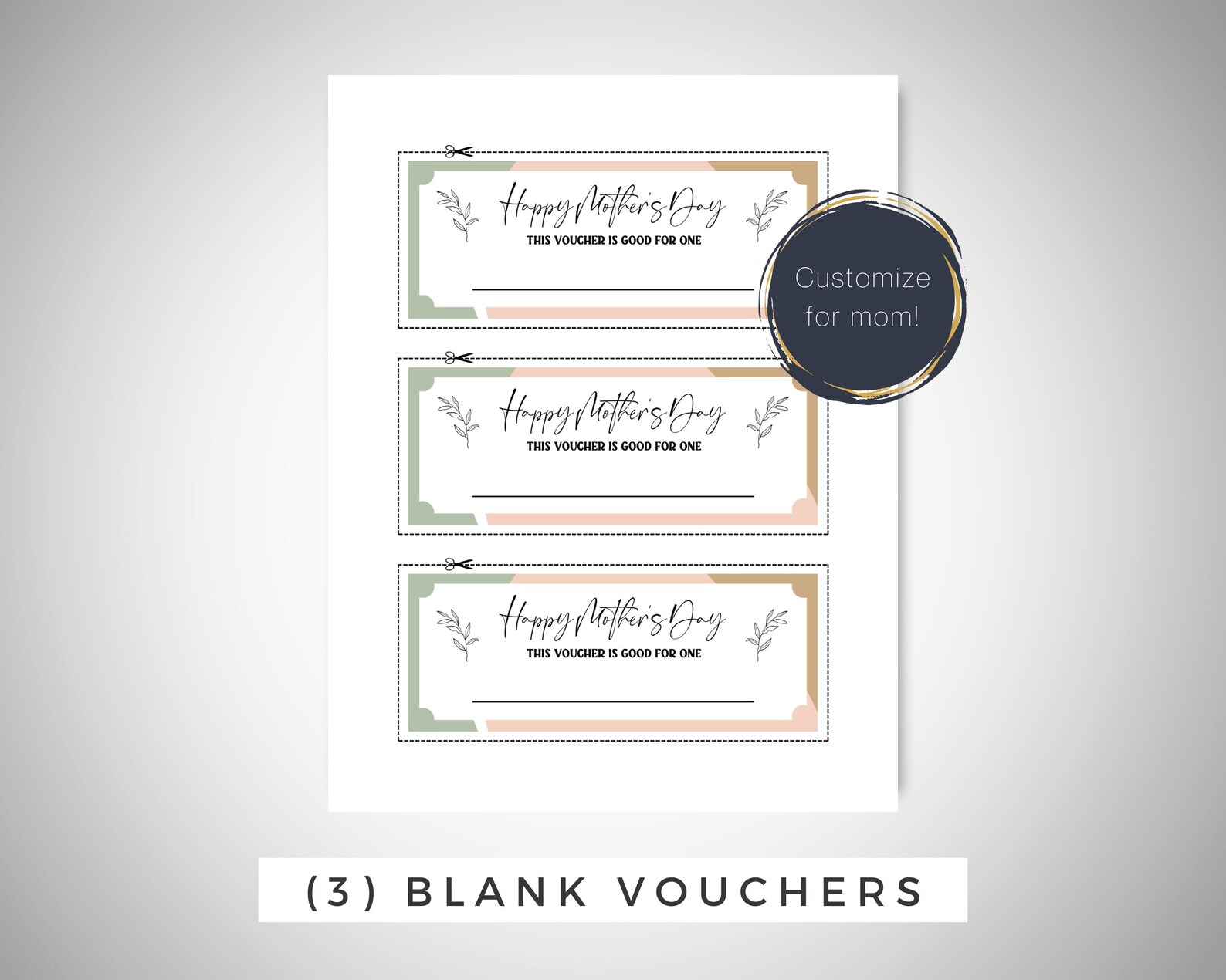 Mother's Day Vouchers | Printable I Mother's Day Coupons I Mother's Day ...