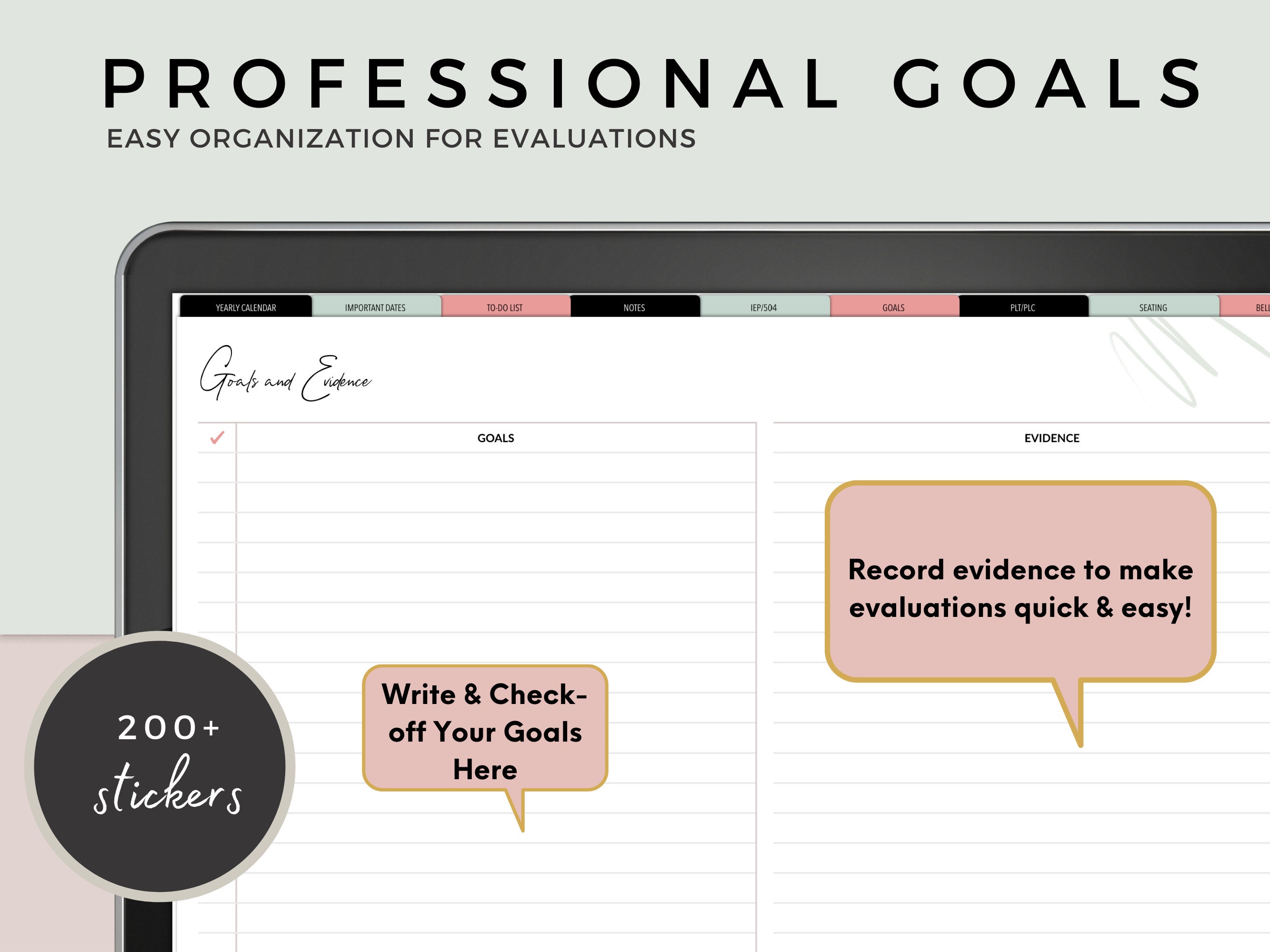 Teacher Digital Planner 2022-2023 School Year Instant - Etsy