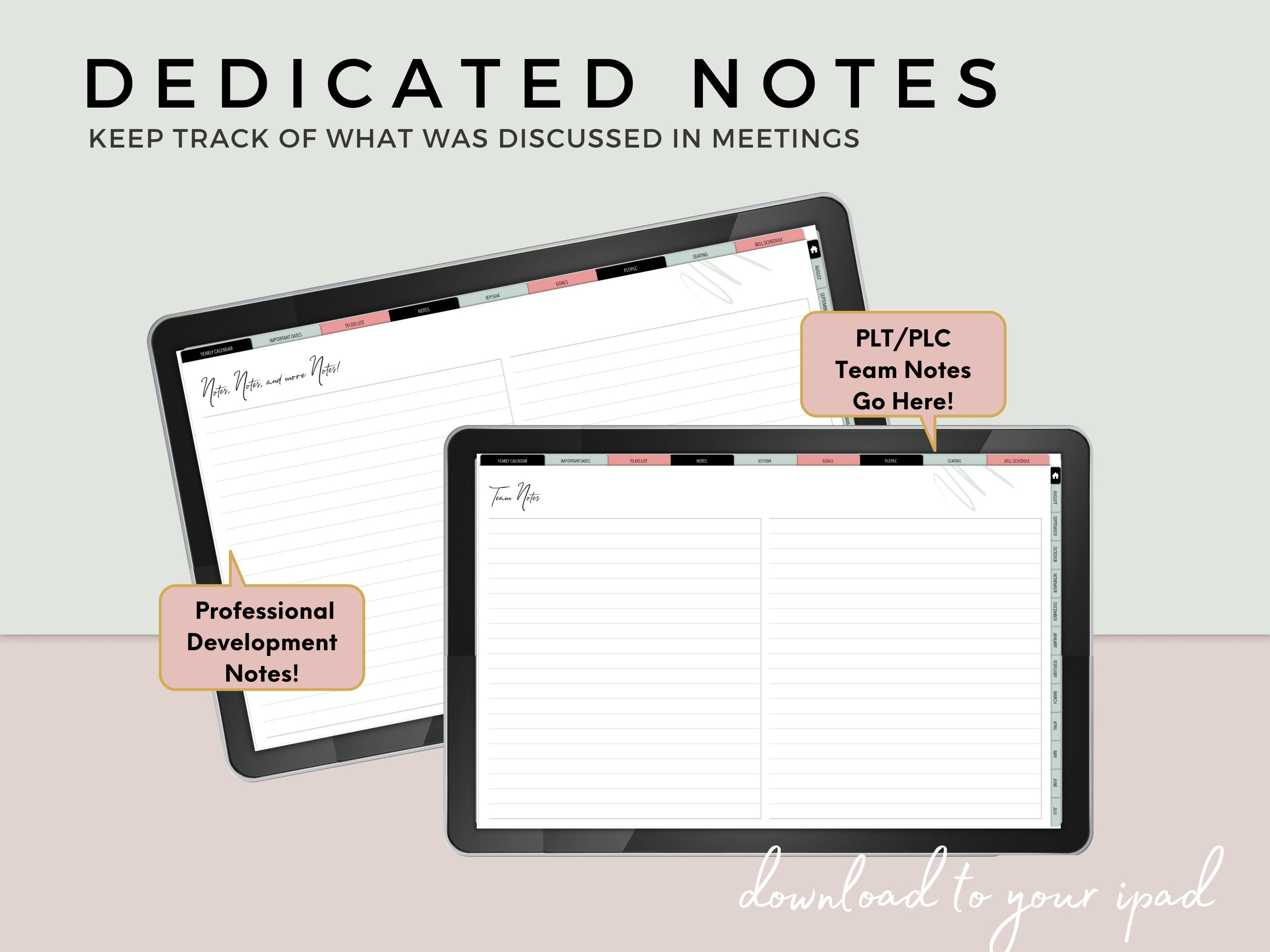 Teacher Digital Planner 2022-2023 School Year Instant - Etsy