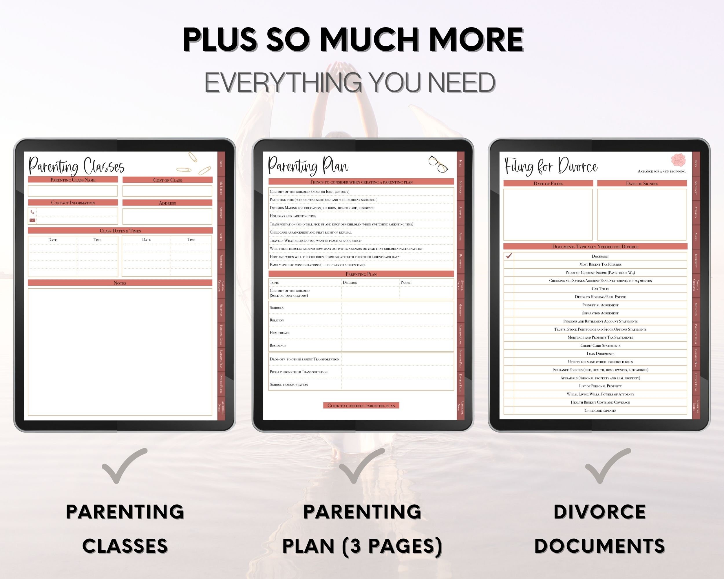 Divorce Digital Planner, Instant Download, Goodnotes Planner, iPad ...