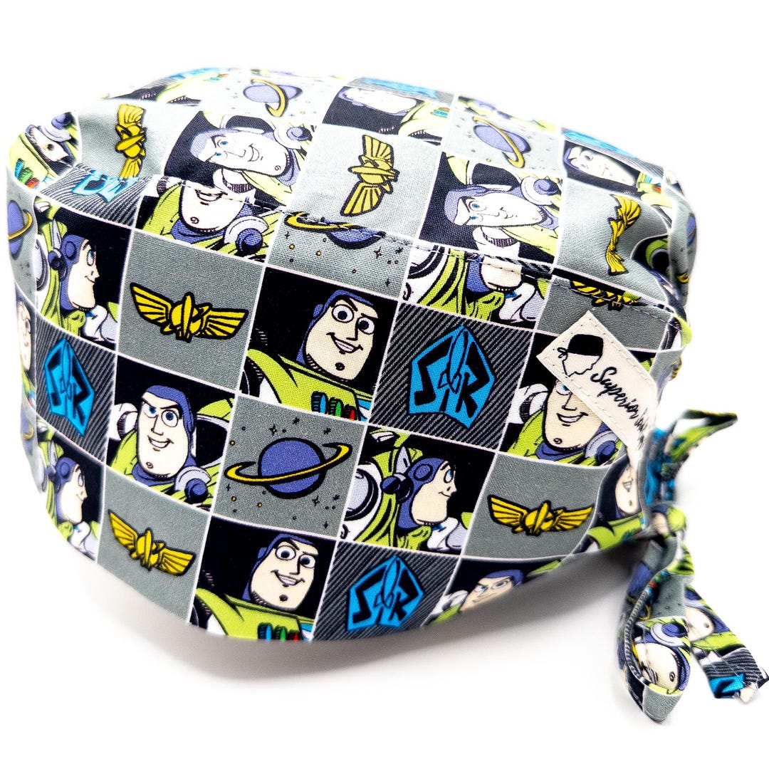 TOY STORY Scrub Cap, Buzz Lightyear Surgery Cap Men / Women, (2 Styles ...