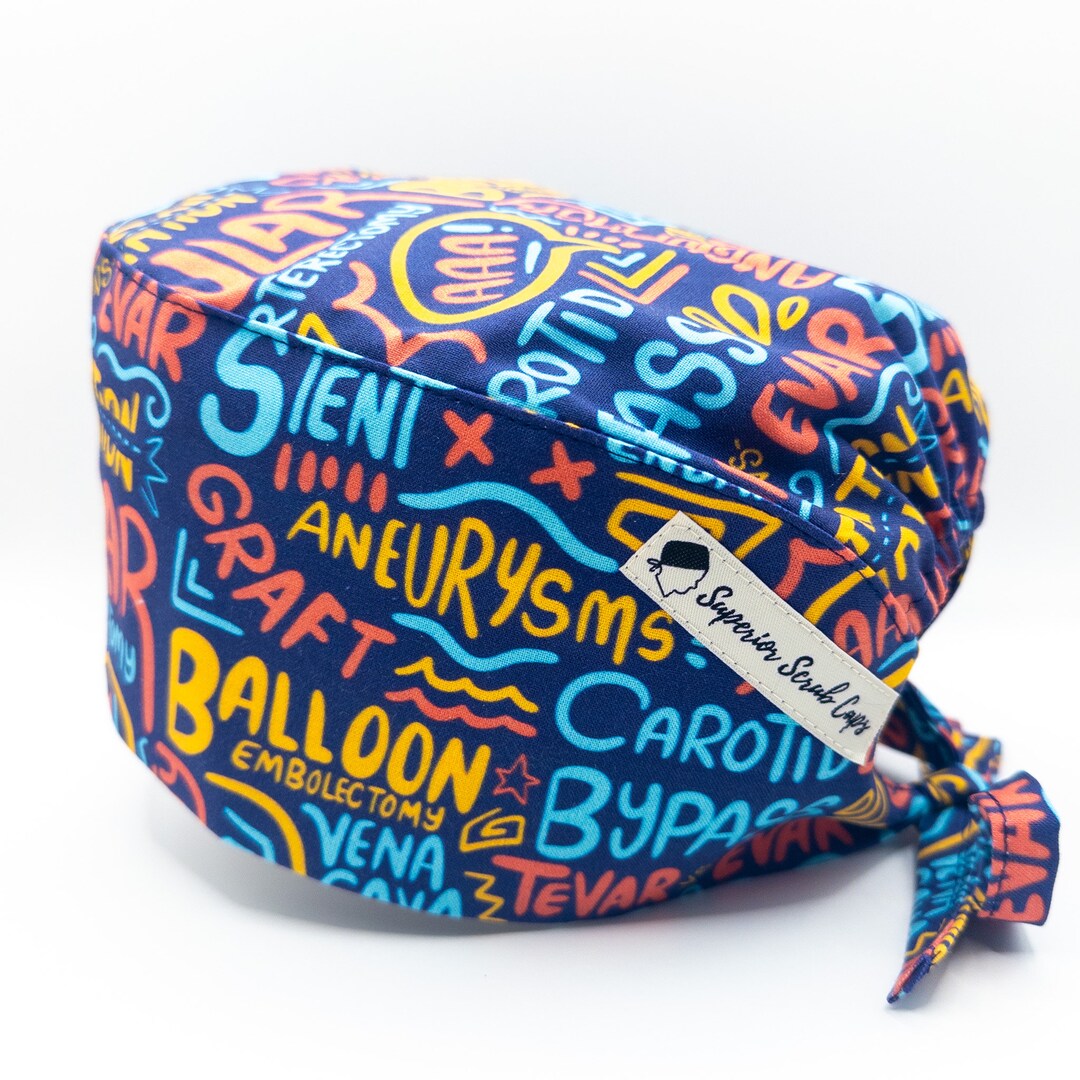 Vascular Surgical Cap, Heart Surgeon Cap, Cardiac Nurse, ICU, Fitted ...