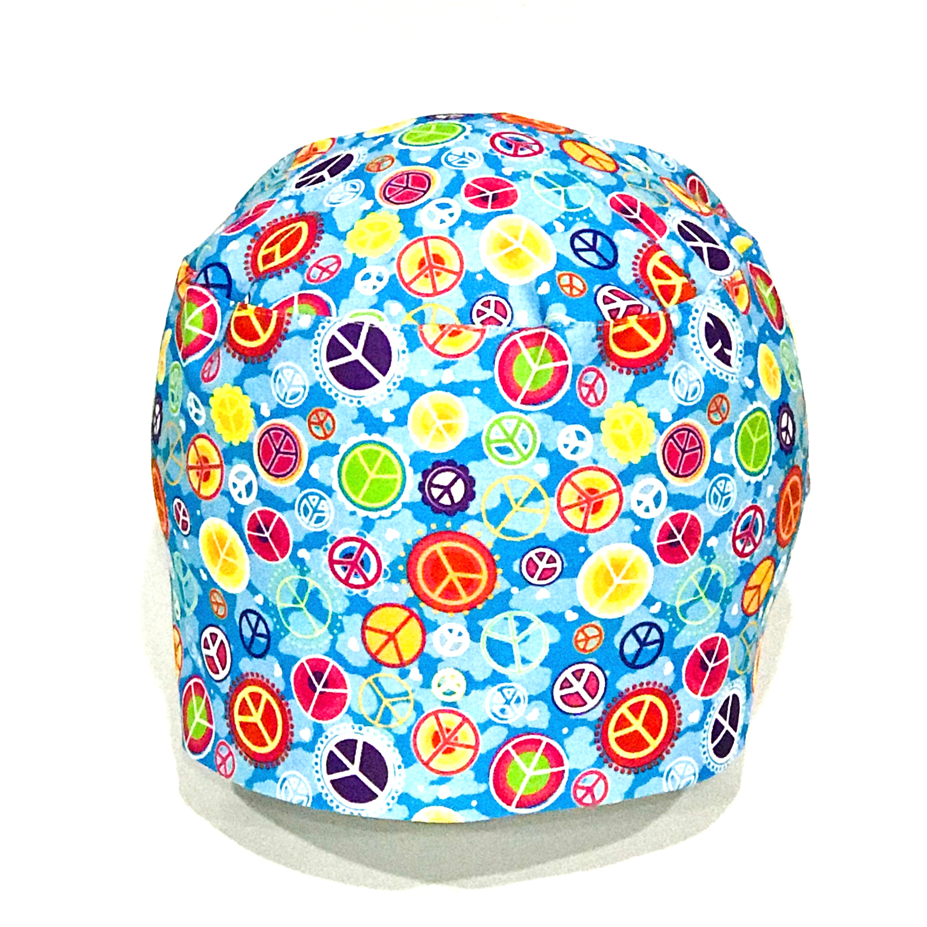 Pride Love and Peace Scrub Cap Surgical Hat Pixie - Etsy UK