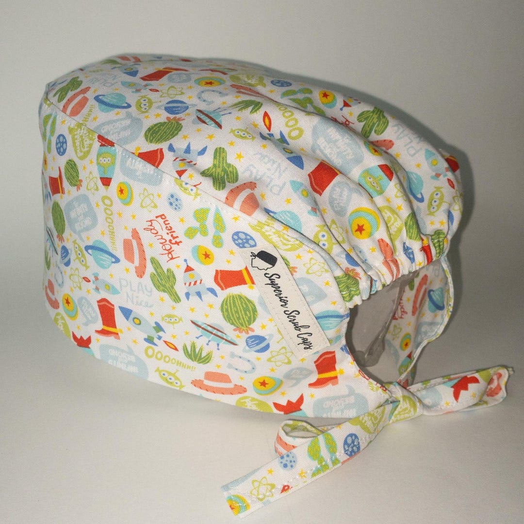 TOY STORY Inspired Scrub Cap, Surgery Scrub Hat - Surgeon Cap - Surgeon ...